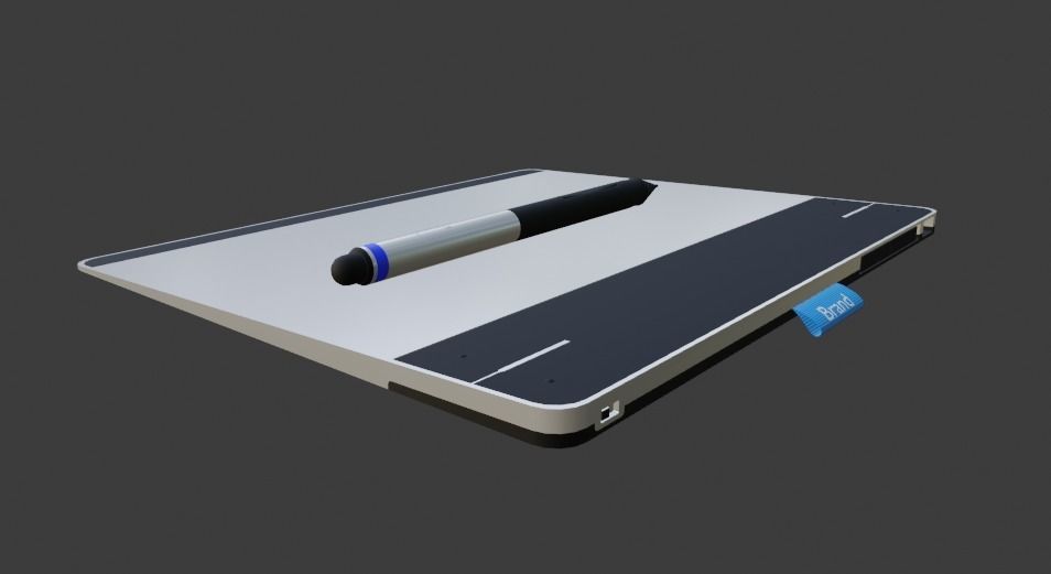 3D model Intou CTL 480 Drawing tablet VR / AR / low-poly | CGTrader