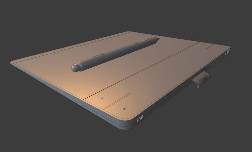 3D model Intou CTL 480 Drawing tablet VR / AR / low-poly | CGTrader