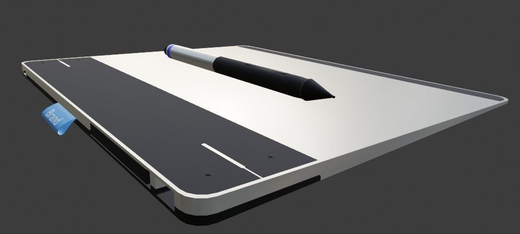 3D model Intou CTL 480 Drawing tablet VR / AR / low-poly | CGTrader