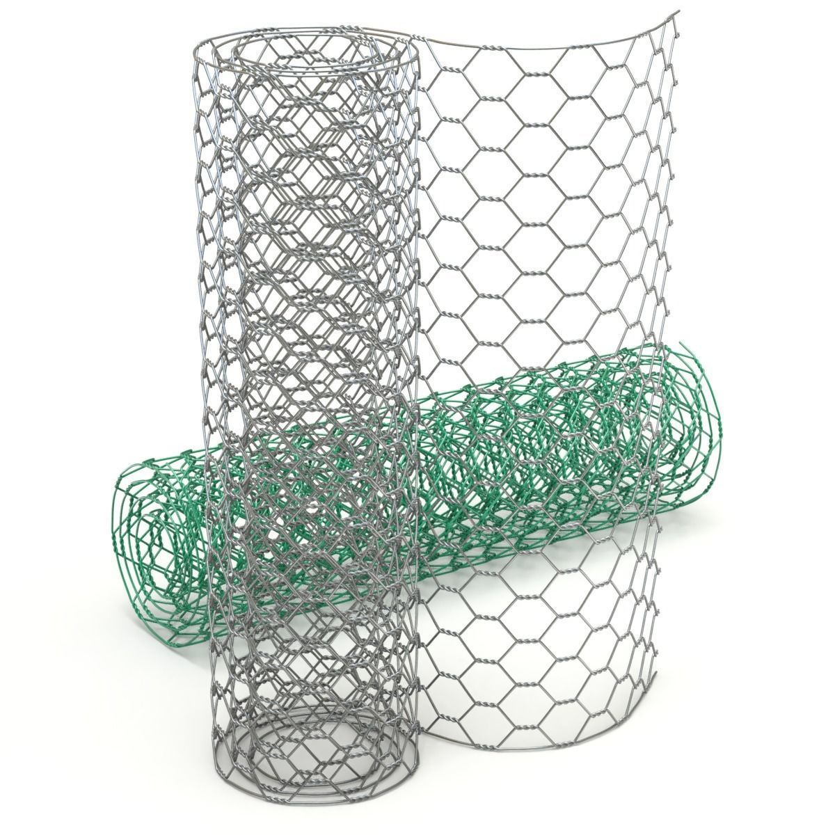 Adaptable Chicken Wire Mesh 3D model | CGTrader