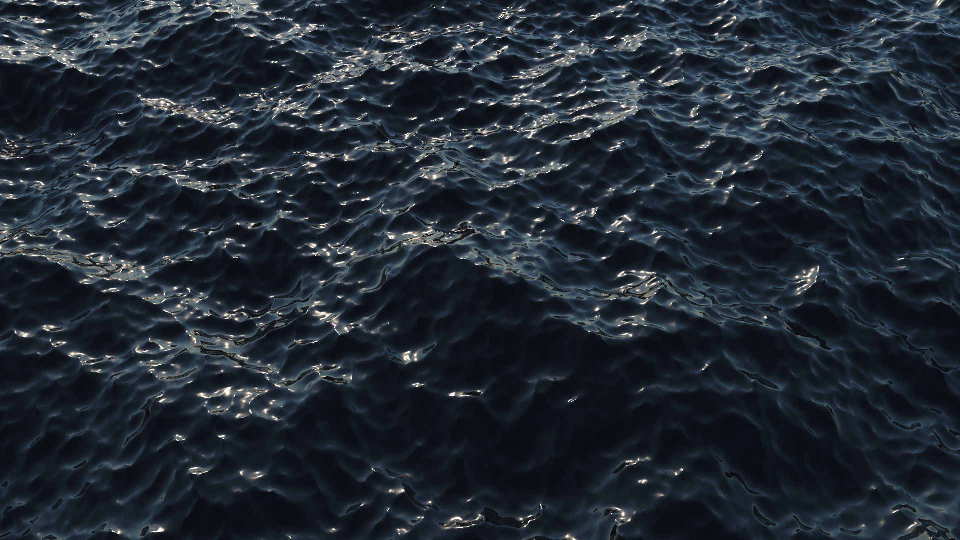 No plugin animated 3d ocean 3D model animated | CGTrader