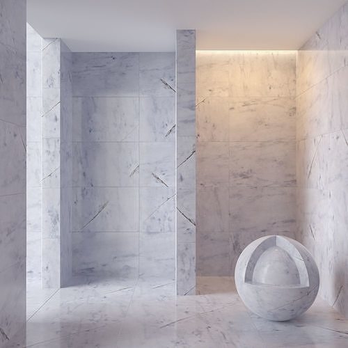 Marble wall 305 3D model | CGTrader