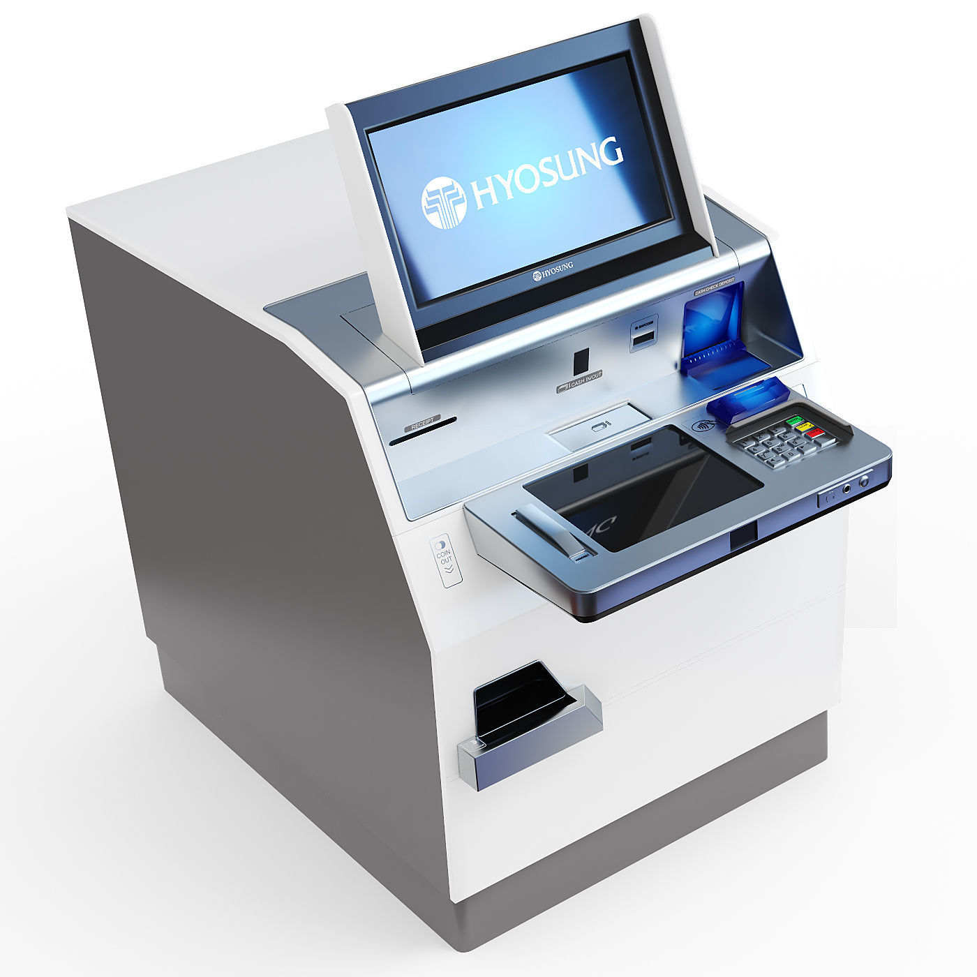 ATM machine Nautilus Hyosung MX8800 3D model | CGTrader