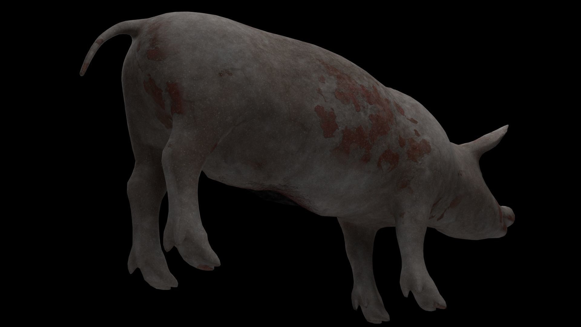 3D model Zombie pig with 2 texture map 4k VR / AR / low-poly | CGTrader