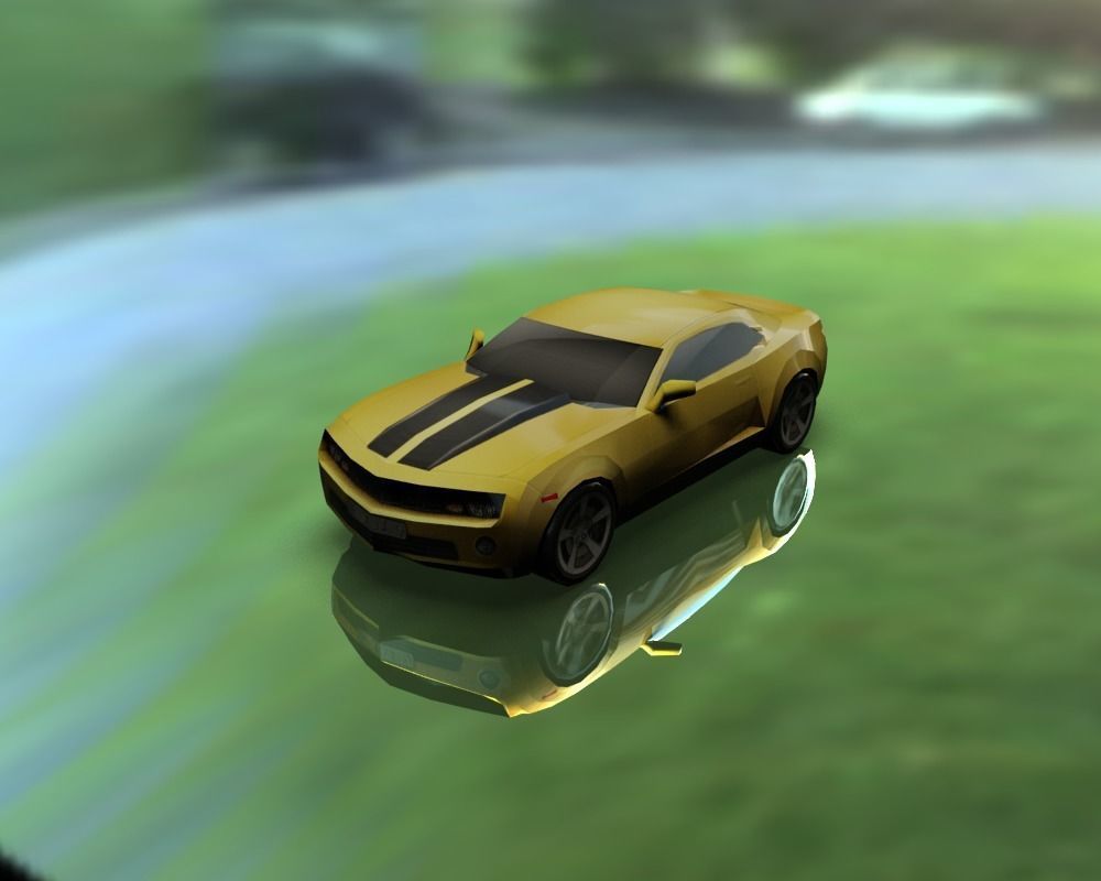3D model Low Poly Game Ready chevy camaro VR / AR / low-poly | CGTrader
