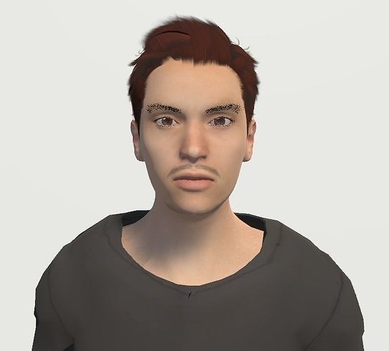 Unity Humanoid Model Male 011 free 3D model animated rigged | CGTrader