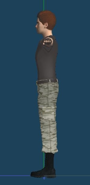 Unity Humanoid Model Male 011 free 3D model animated rigged | CGTrader