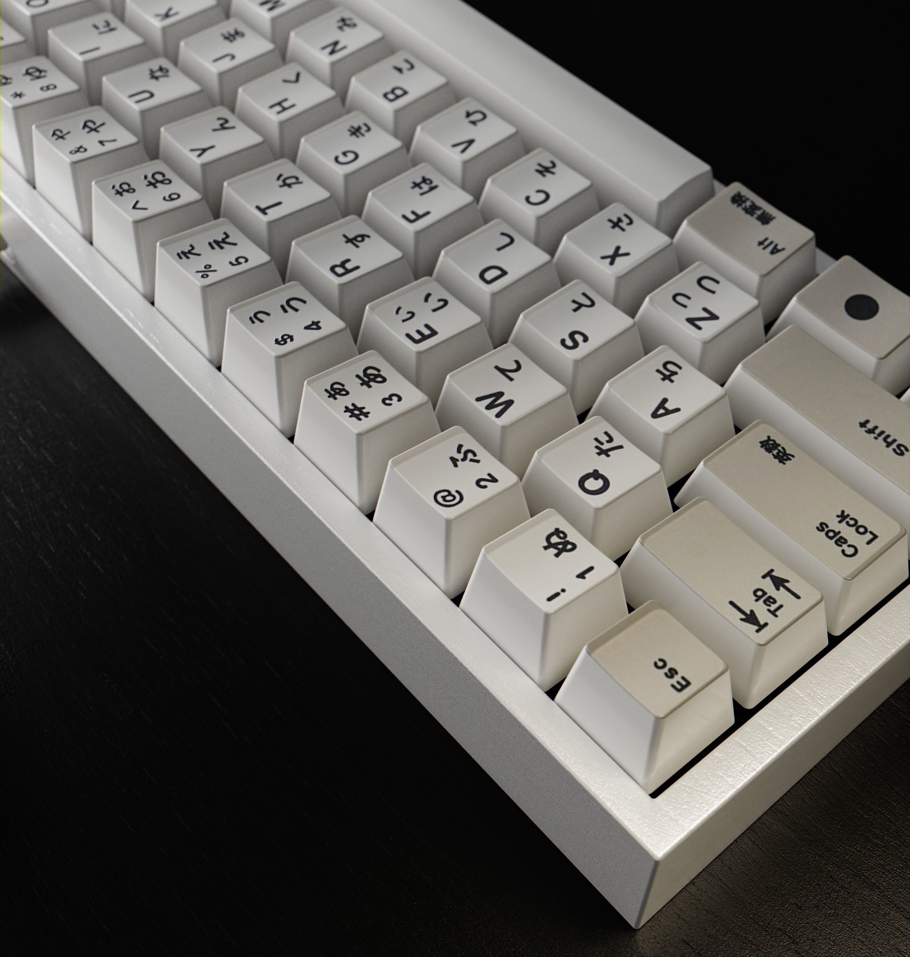 Japan Custom Mechanical Keyboard free 3D model | CGTrader