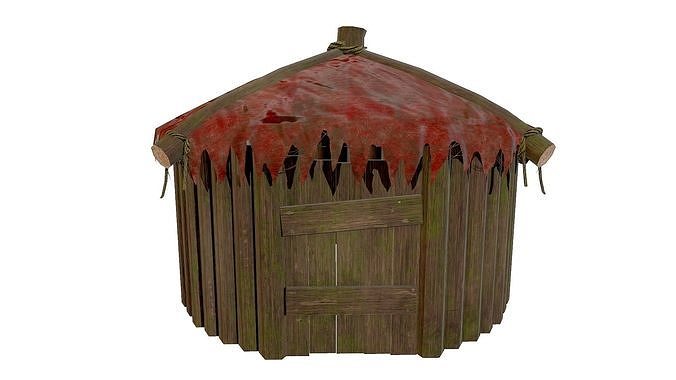 3D model Orc Hut - Game Ready VR / AR / low-poly | CGTrader