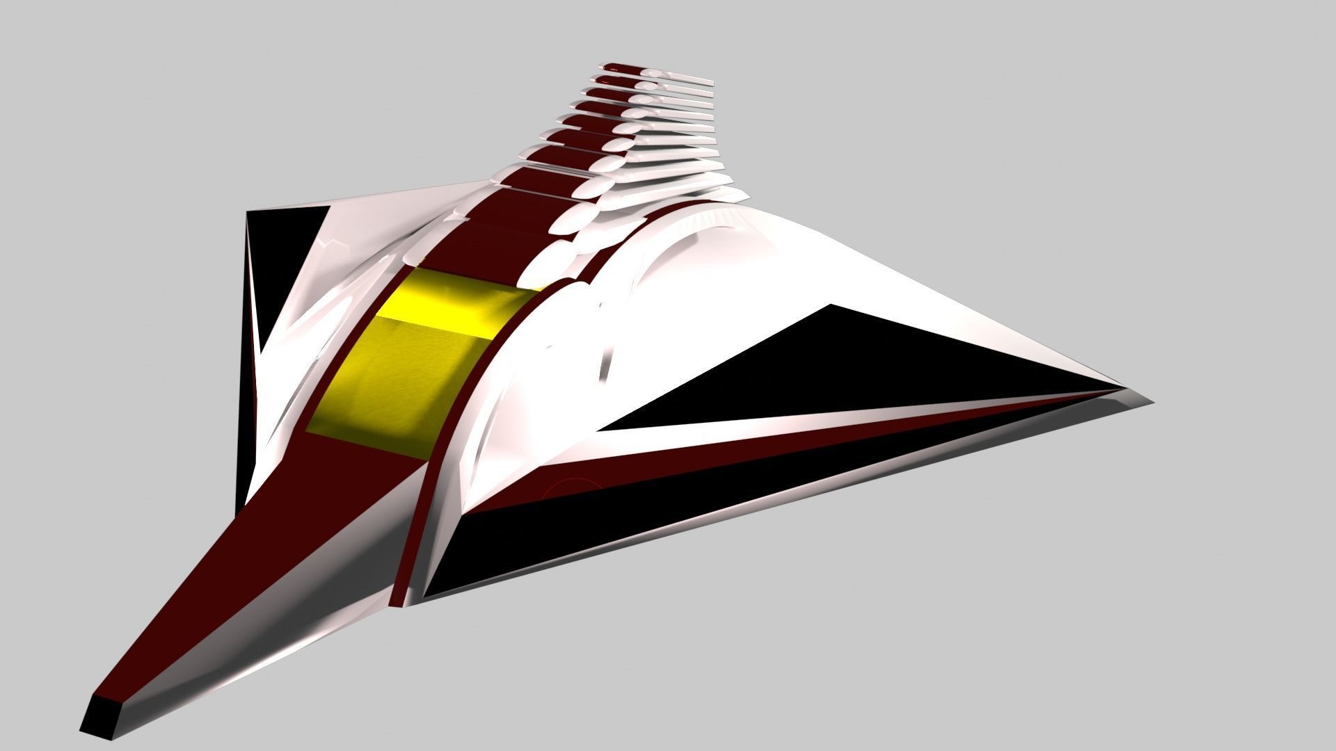 low poly spaceship free VR / AR / low-poly 3D model animated | CGTrader