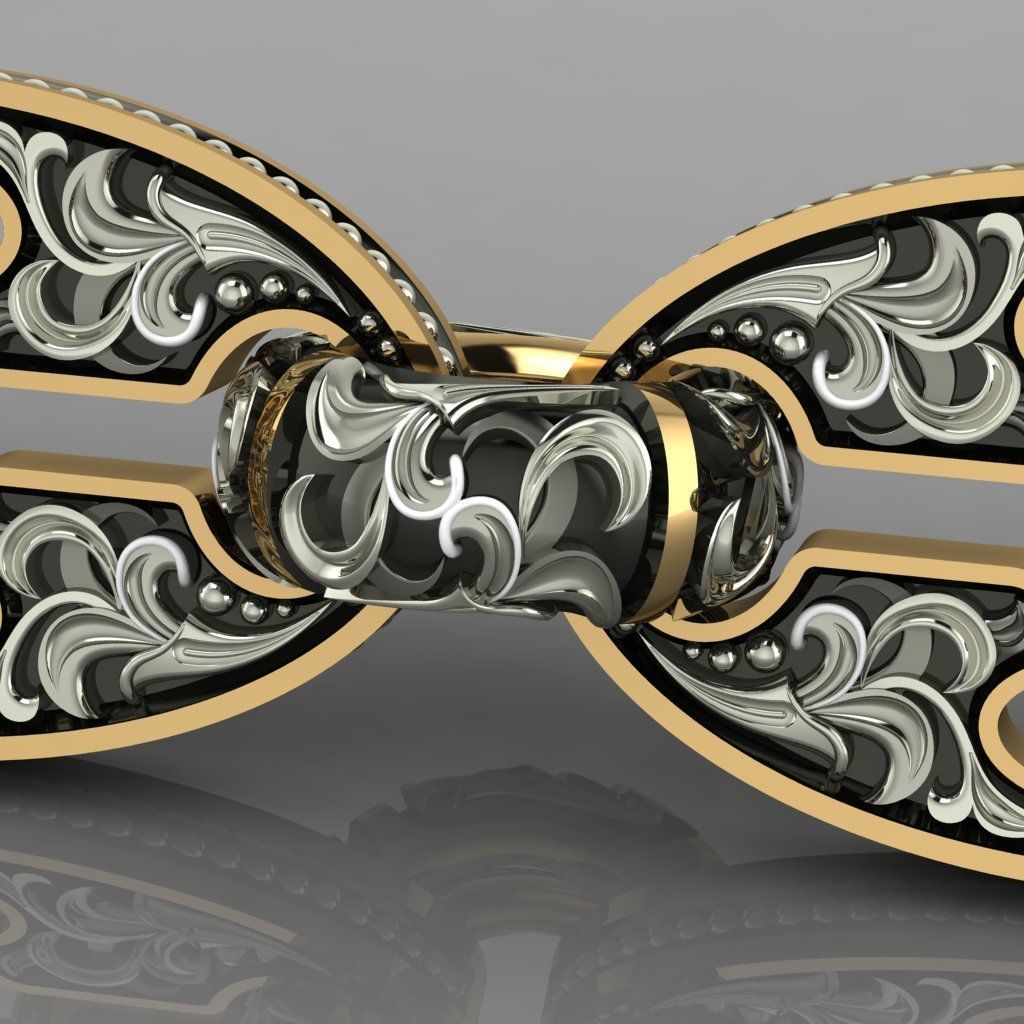 bracelet with engraving 0144 3D model 3D printable | CGTrader