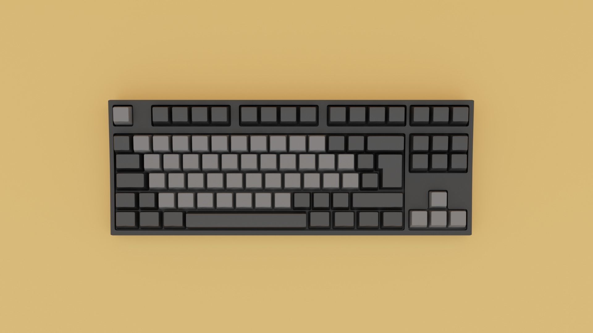 TKL Mechanical Computer Keyboard 3D model | CGTrader