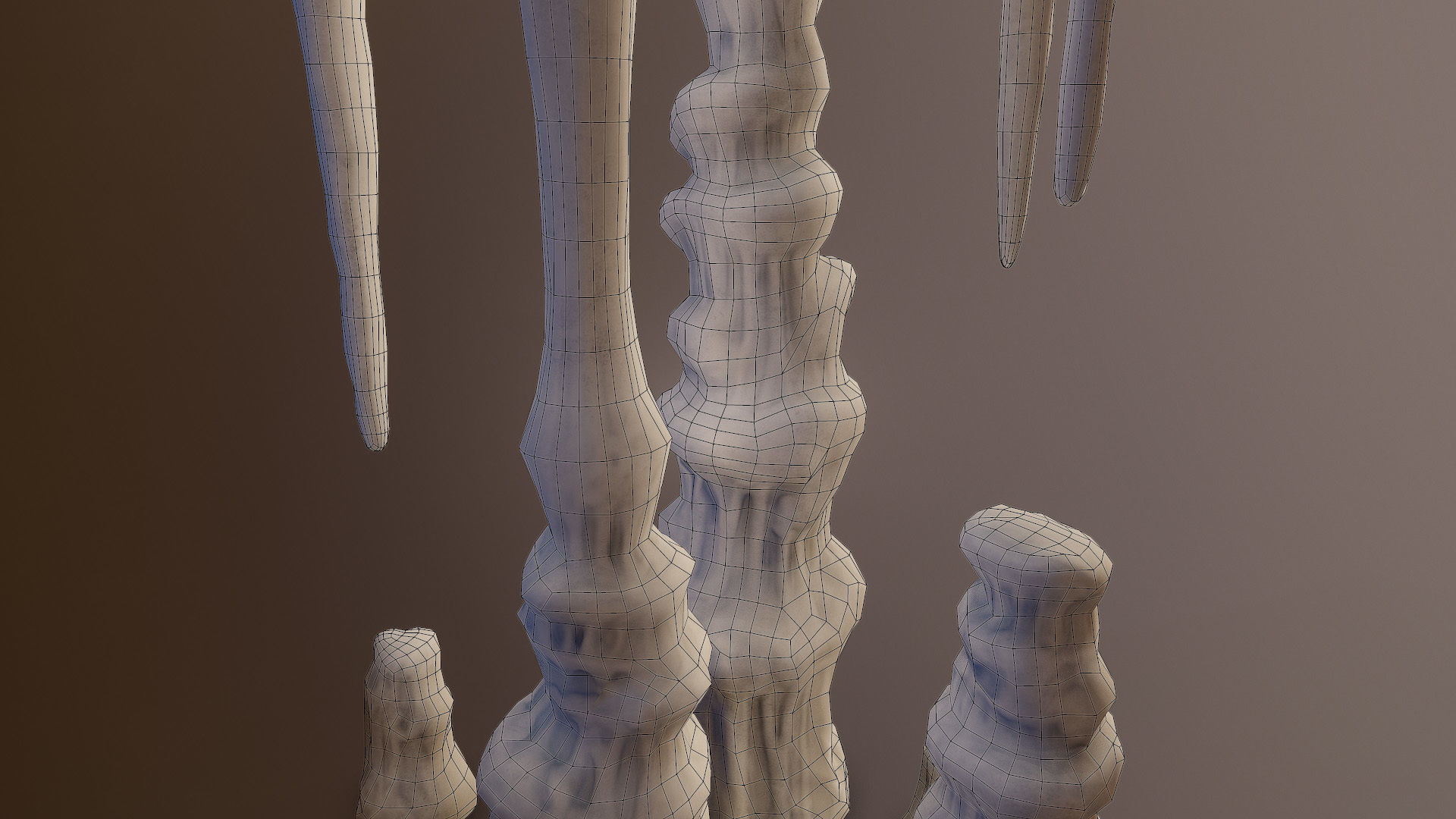 Stalagmite pile of sticks 3D model | CGTrader