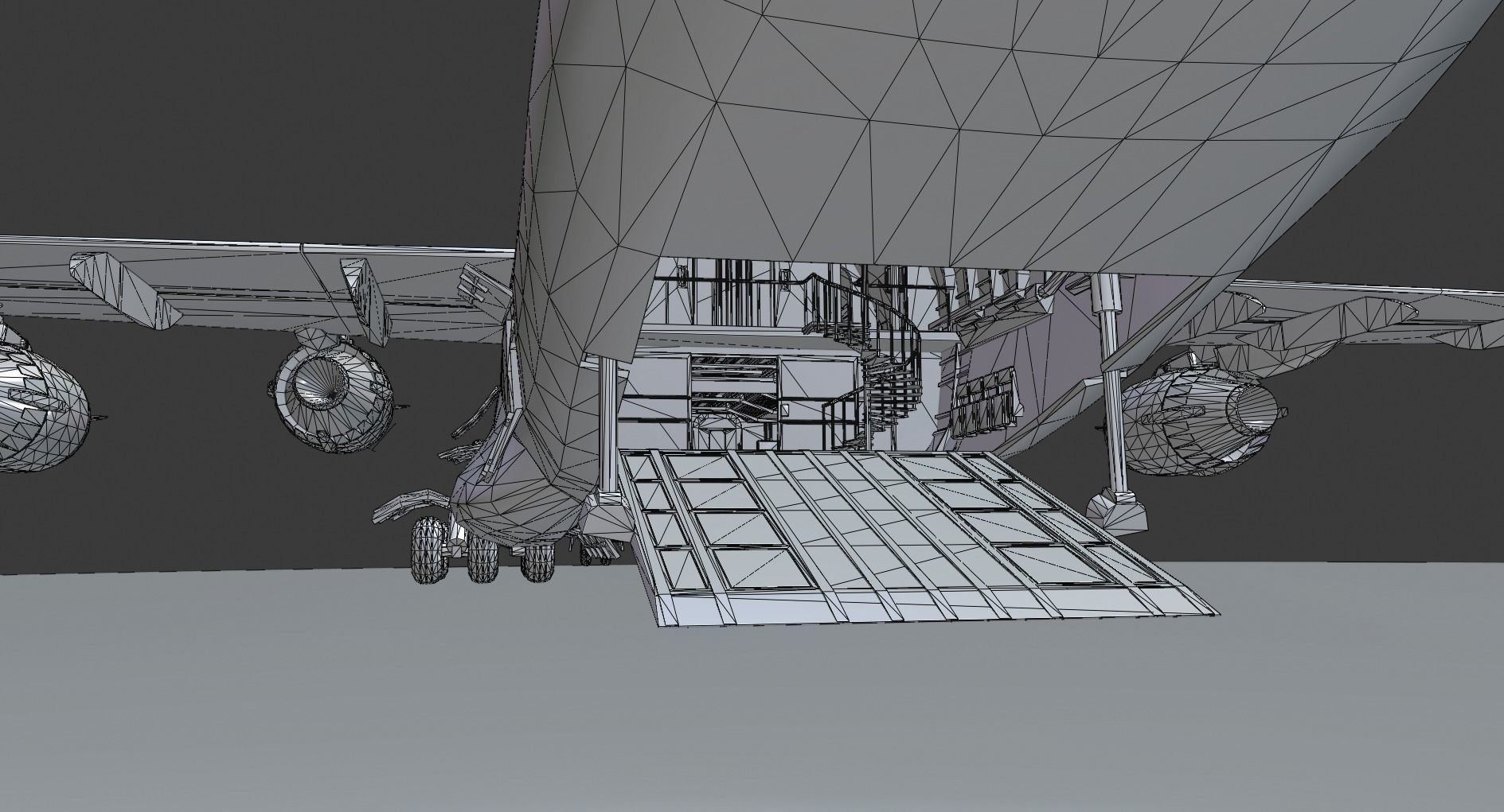 3D model AOS - The Bus - C17 Globemaster VR / AR / low-poly | CGTrader