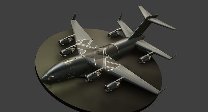 3D model AOS - The Bus - C17 Globemaster VR / AR / low-poly | CGTrader