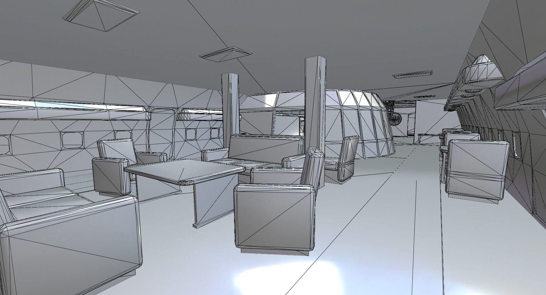 3D model AOS - The Bus - C17 Globemaster VR / AR / low-poly | CGTrader