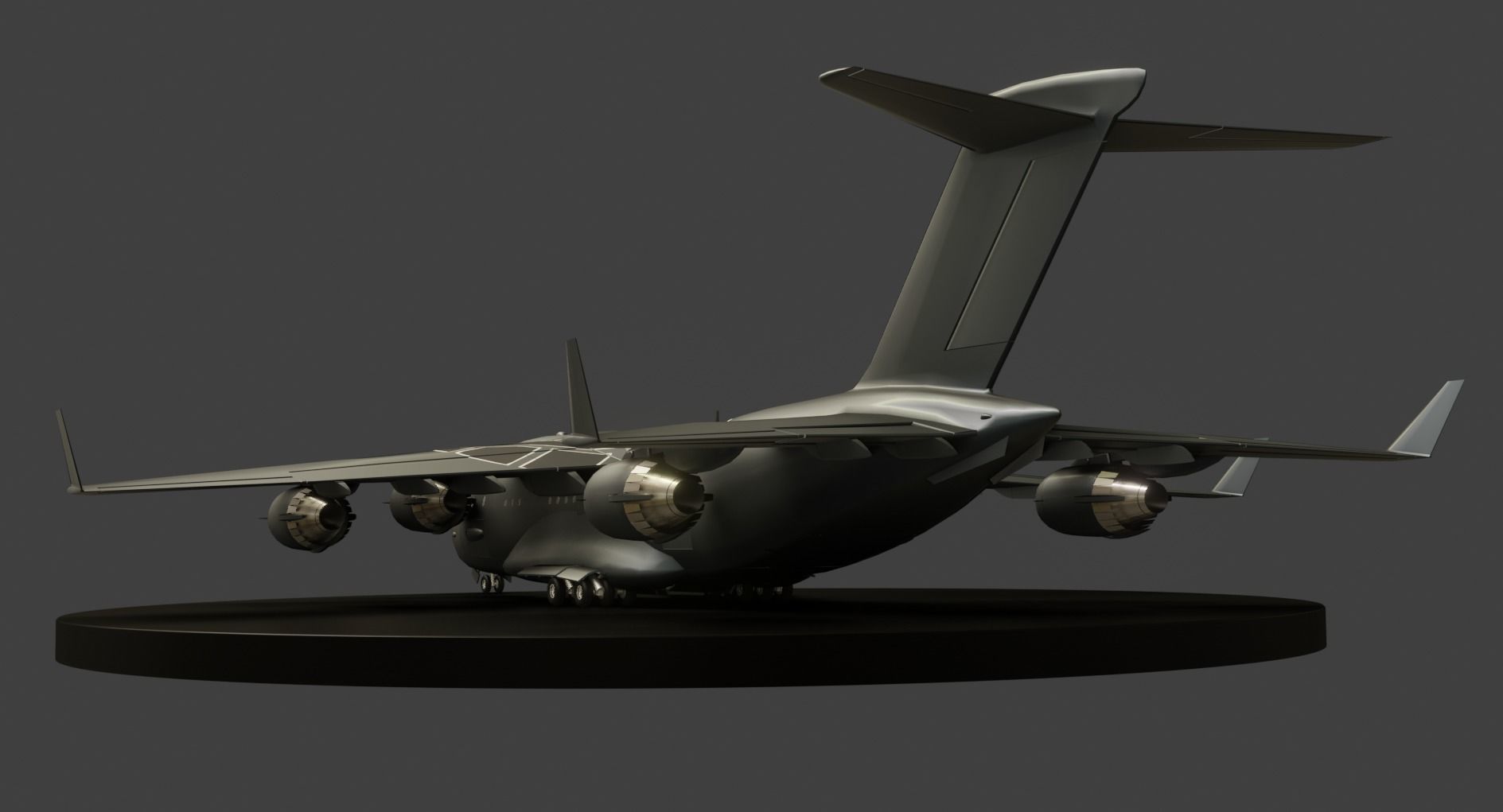 3D model AOS - The Bus - C17 Globemaster VR / AR / low-poly | CGTrader