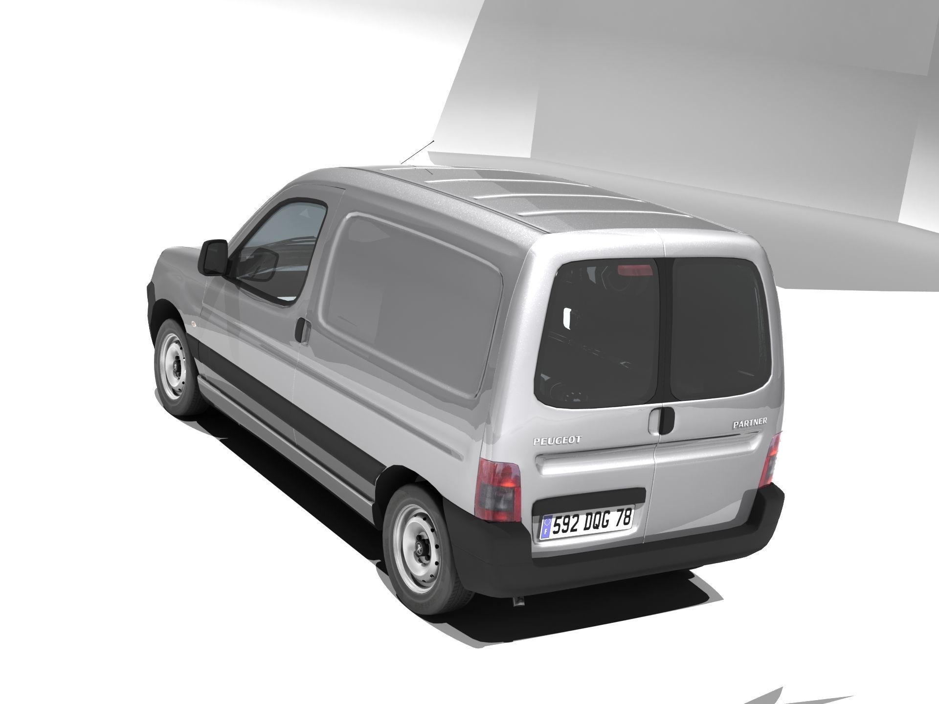 3D model Peugeot Partner VR / AR / low-poly | CGTrader
