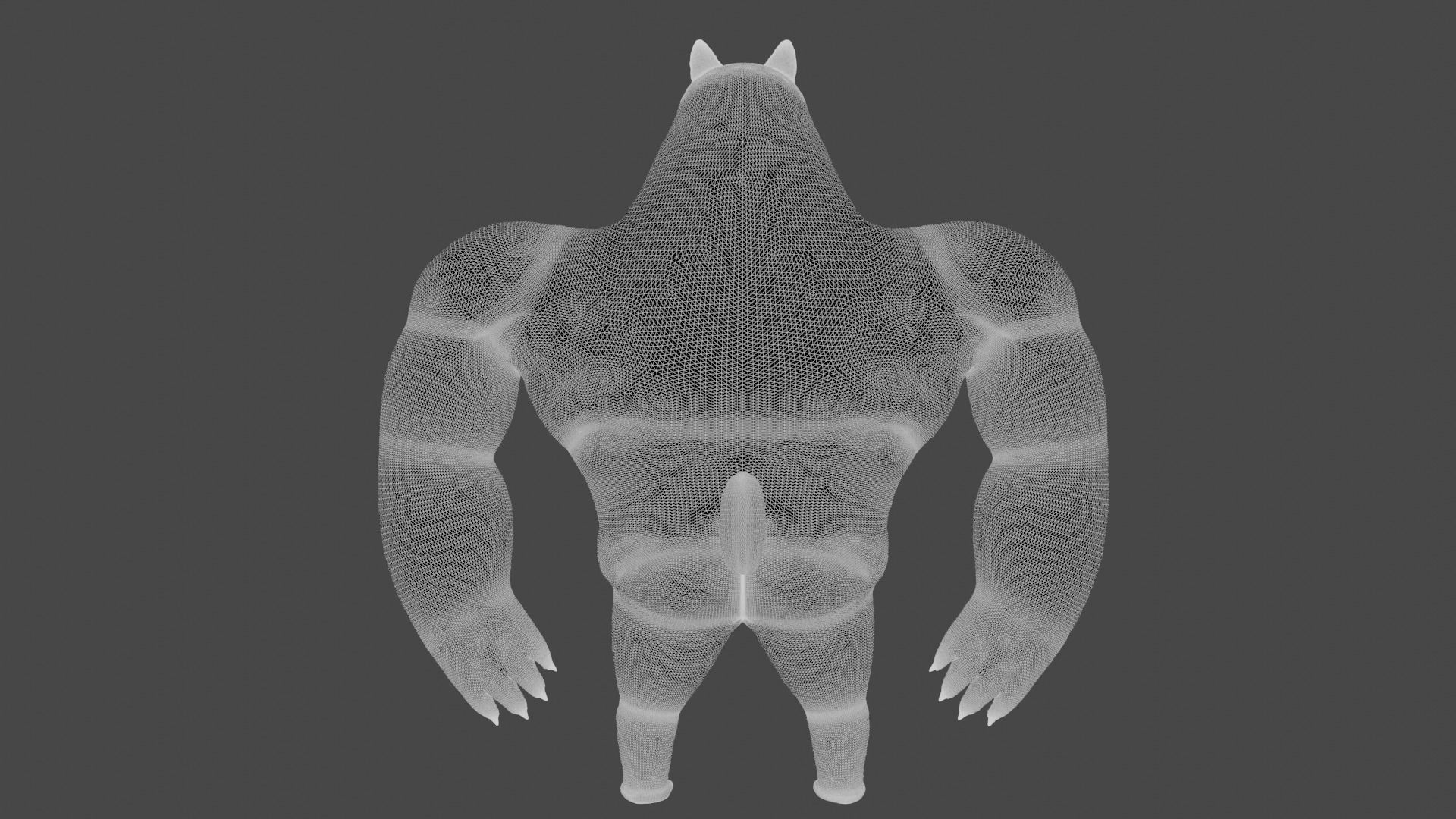 Swole Doge 3D model 3D printable | CGTrader