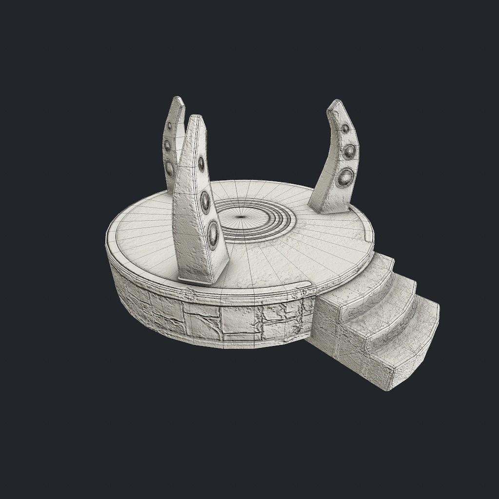 3D model Altar VR / AR / low-poly | CGTrader