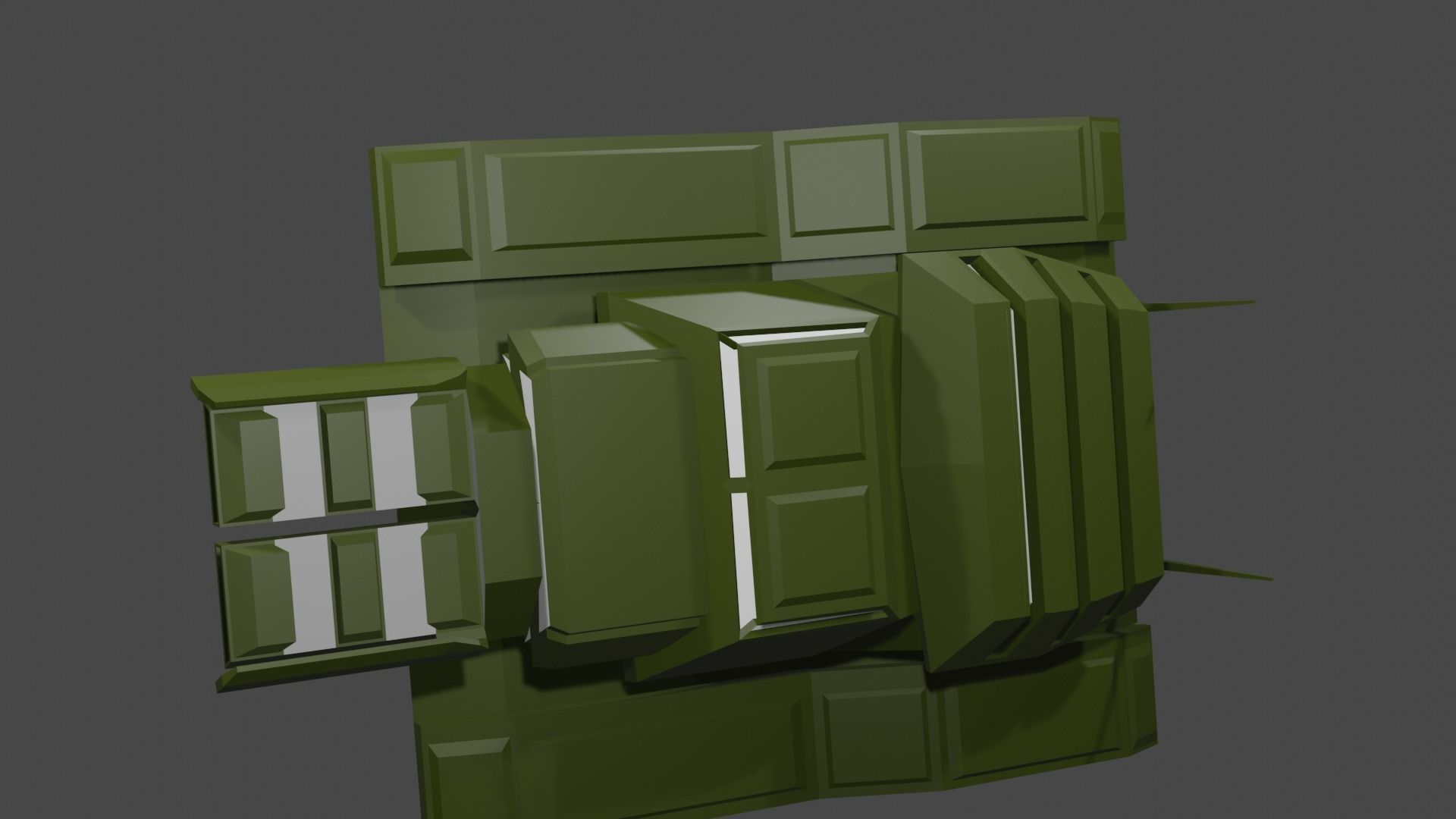 Sci-Fi Battle Tank 3D model 3D printable | CGTrader