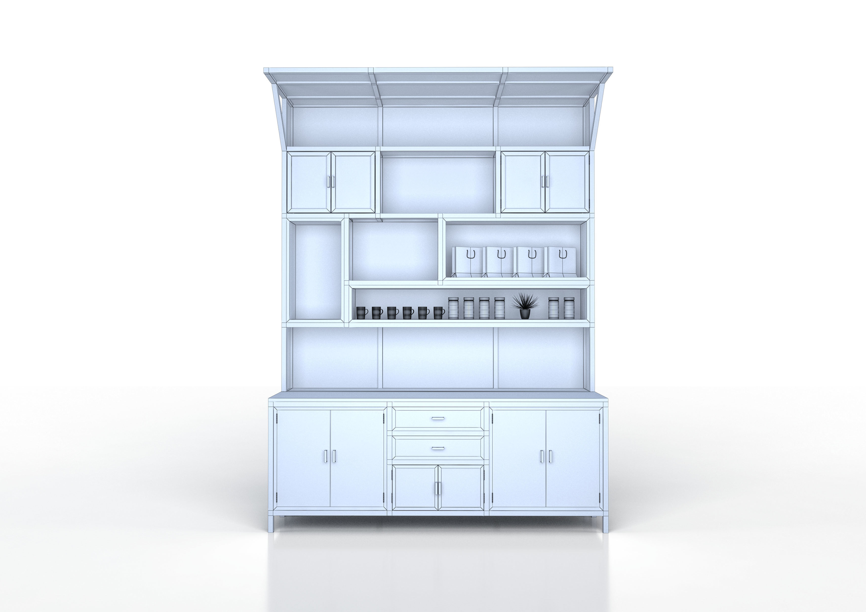 MERCHANDISE RACK 3D model | CGTrader