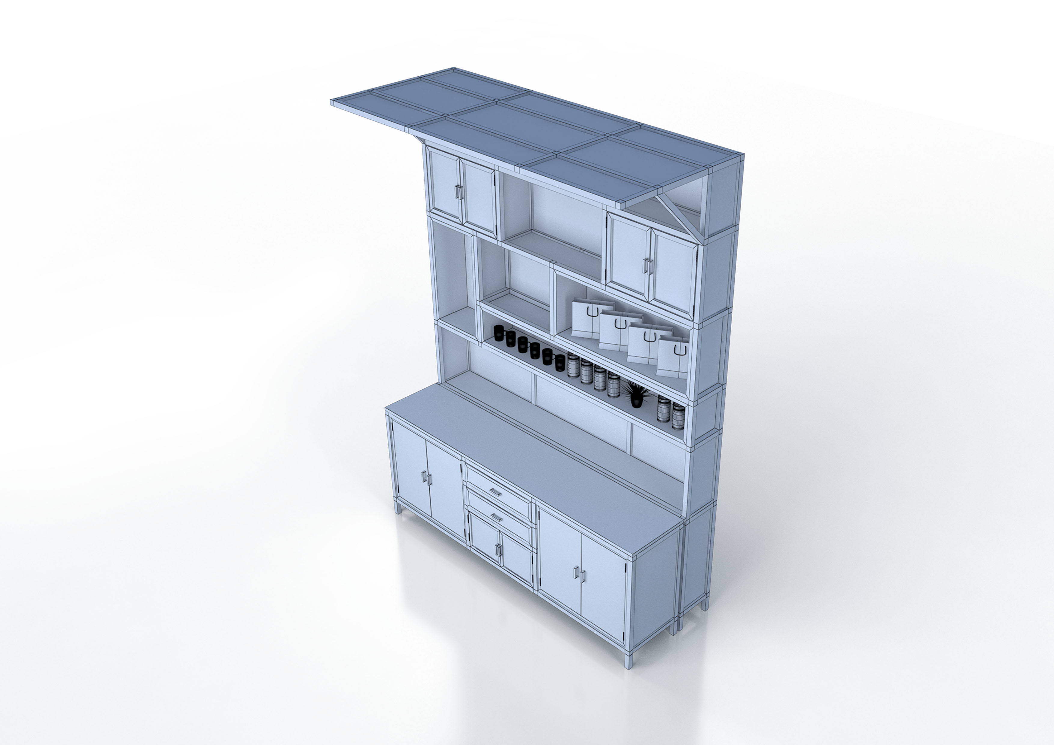 MERCHANDISE RACK 3D model | CGTrader