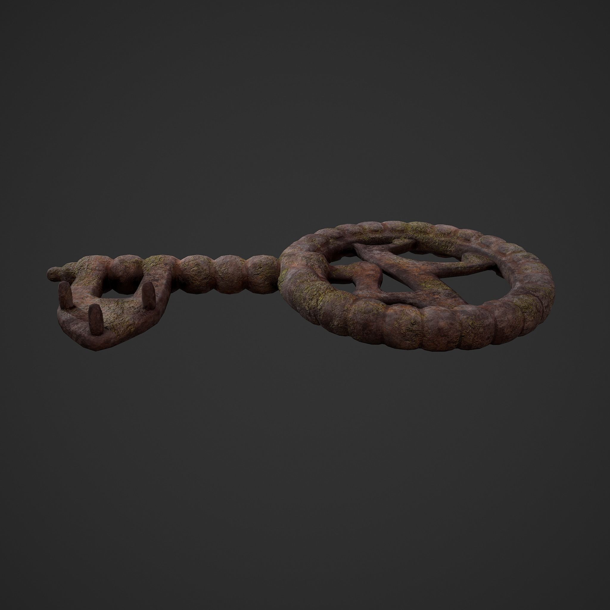 Ancient Medieval Key 3D model | CGTrader
