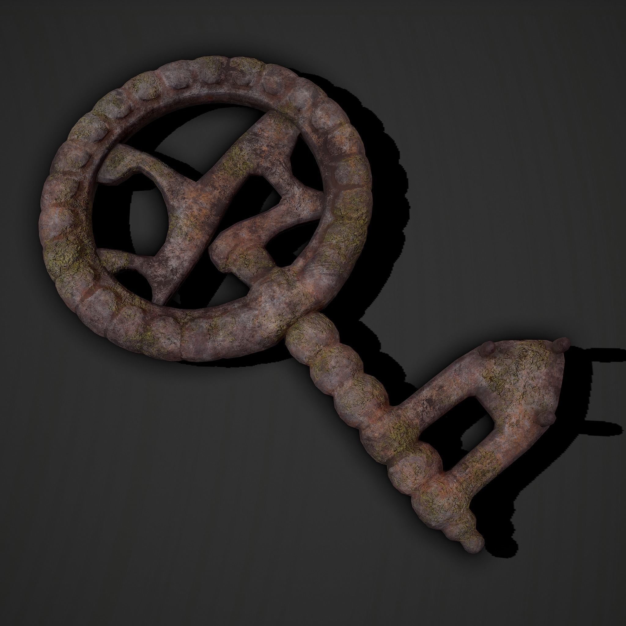 Ancient Medieval Key 3D model | CGTrader