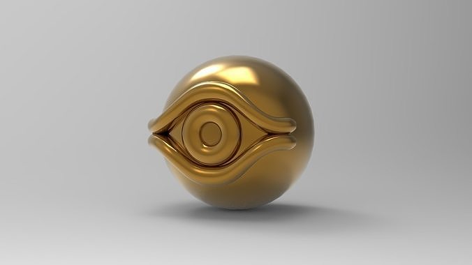 Yu Gi Oh - millennium eye 3D model 3D printable | CGTrader