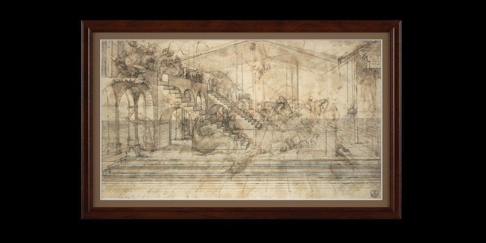 3D model The collection of paintings in the classic style Leonardo VR ...