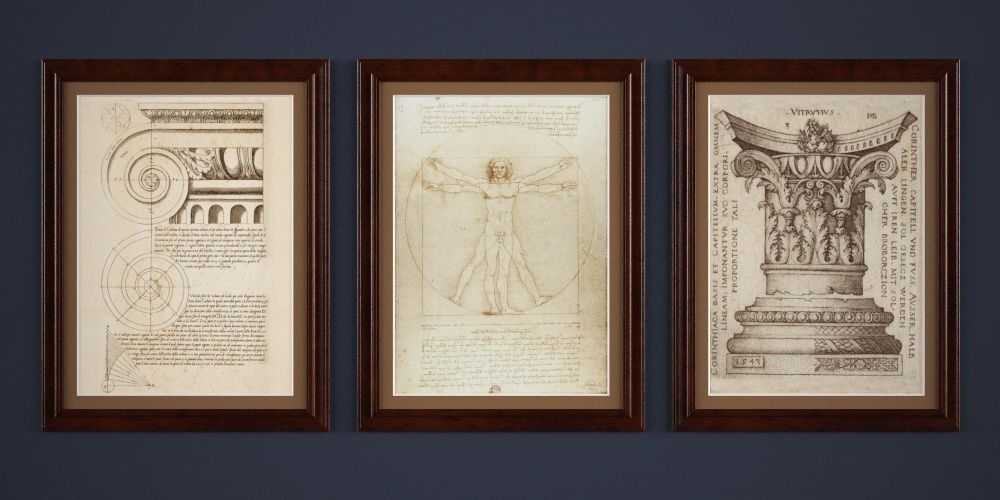 3D model The collection of paintings in the classic style Leonardo VR ...