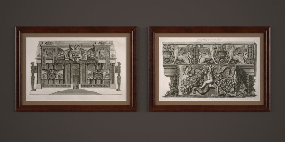 3D model The collection of paintings in the classic style Leonardo VR ...