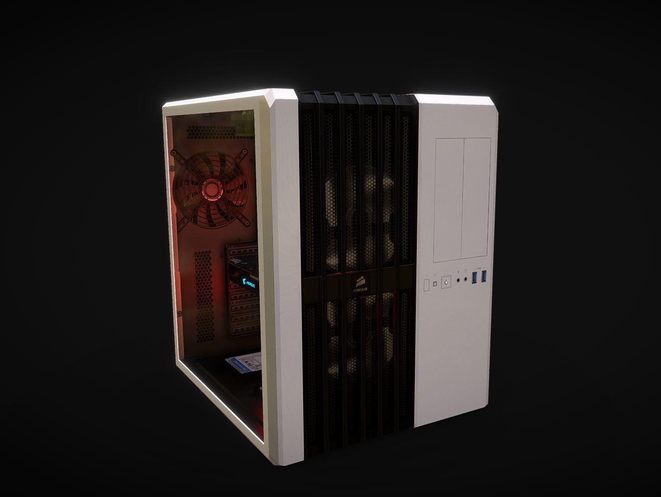 3D model Gaming pc VR / AR / low-poly | CGTrader