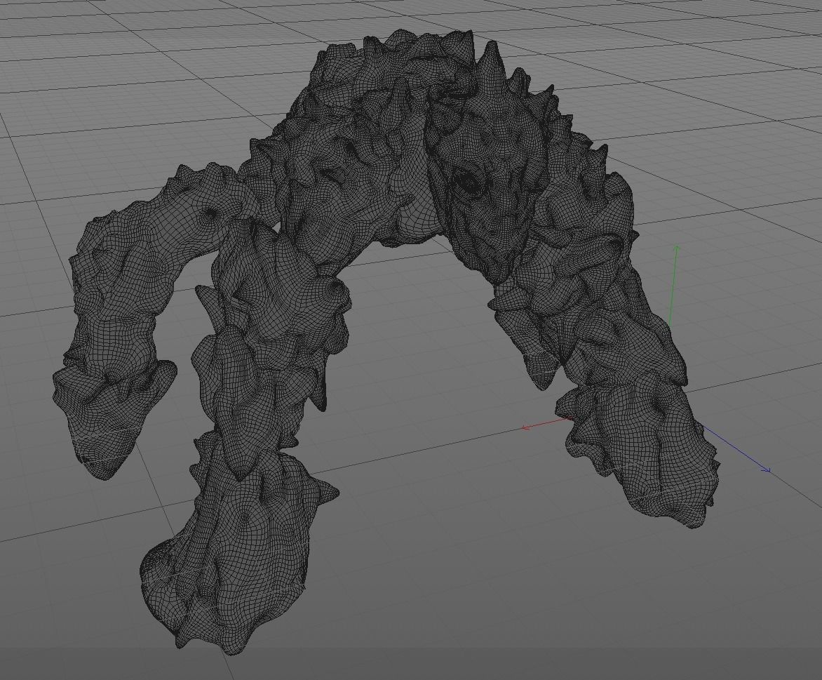 Rock Golem 165k Poly 3D model | CGTrader