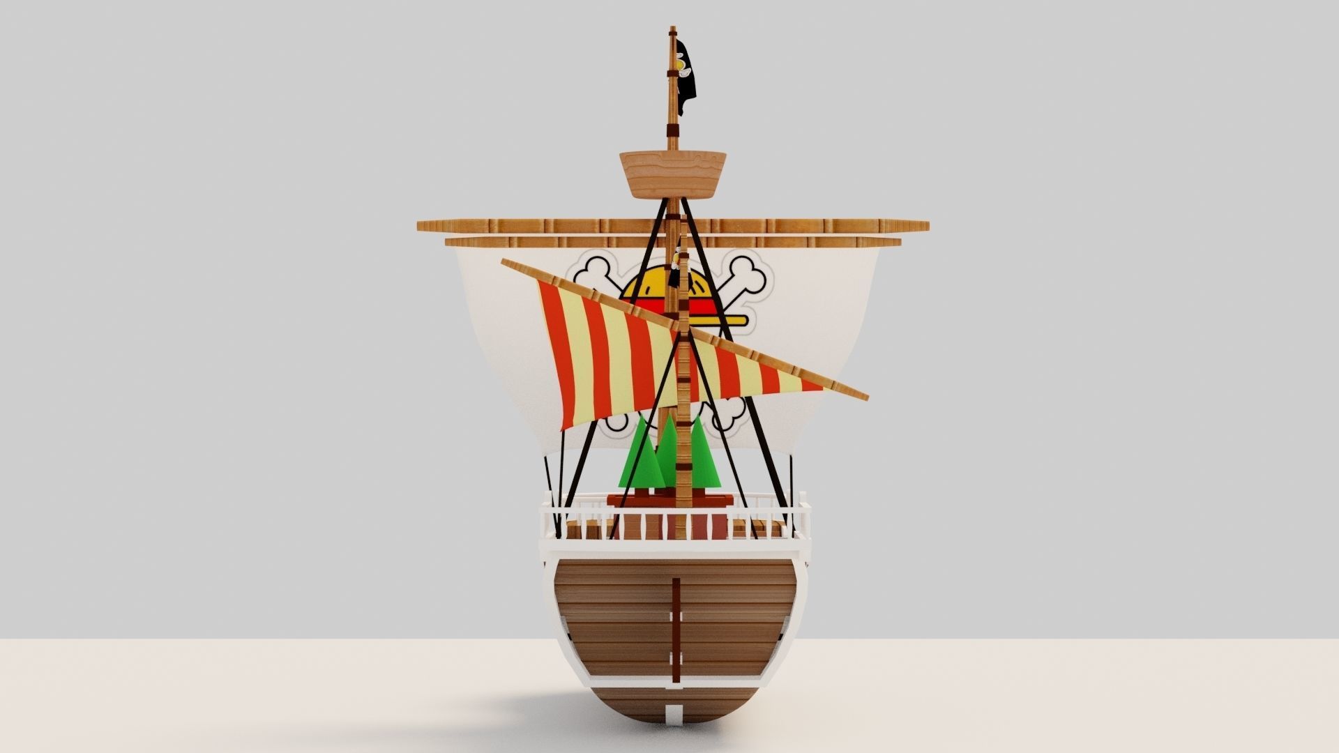 Going Merry - One Piece 3D model | CGTrader