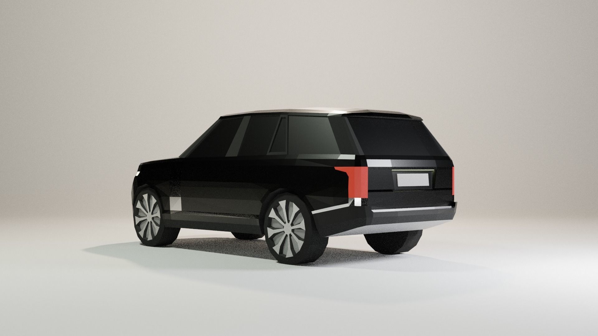 3D model Low poly Range Rover VR / AR / low-poly | CGTrader