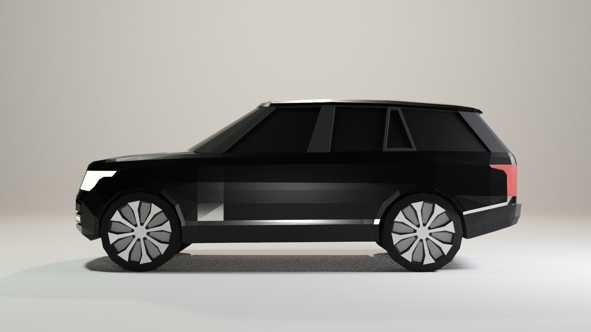 3D model Low poly Range Rover VR / AR / low-poly | CGTrader