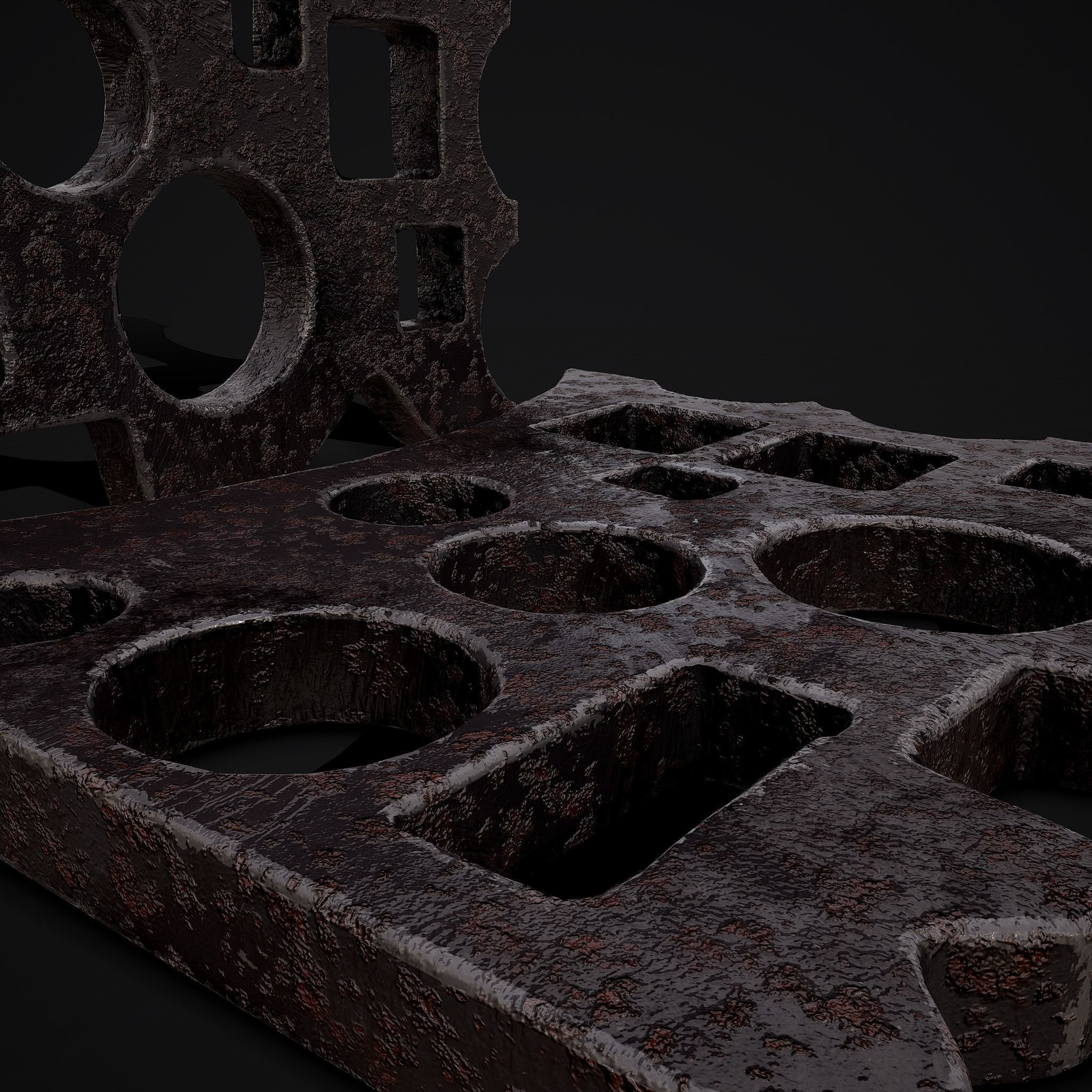 Medieval Blacksmith Swage Block free VR / AR / low-poly 3D model | CGTrader