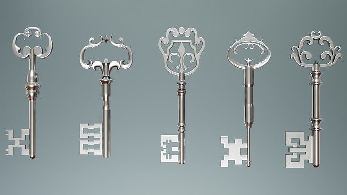 Key Set free VR / AR / low-poly 3D model | CGTrader