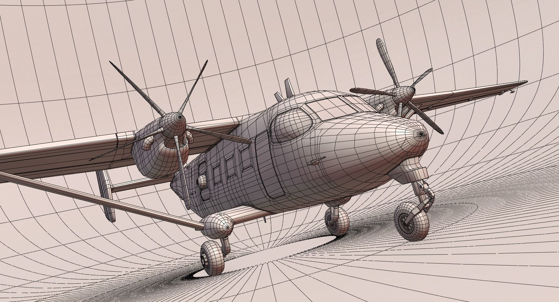 3D model PZL M28 Bryza -Skytruck VR / AR / low-poly | CGTrader
