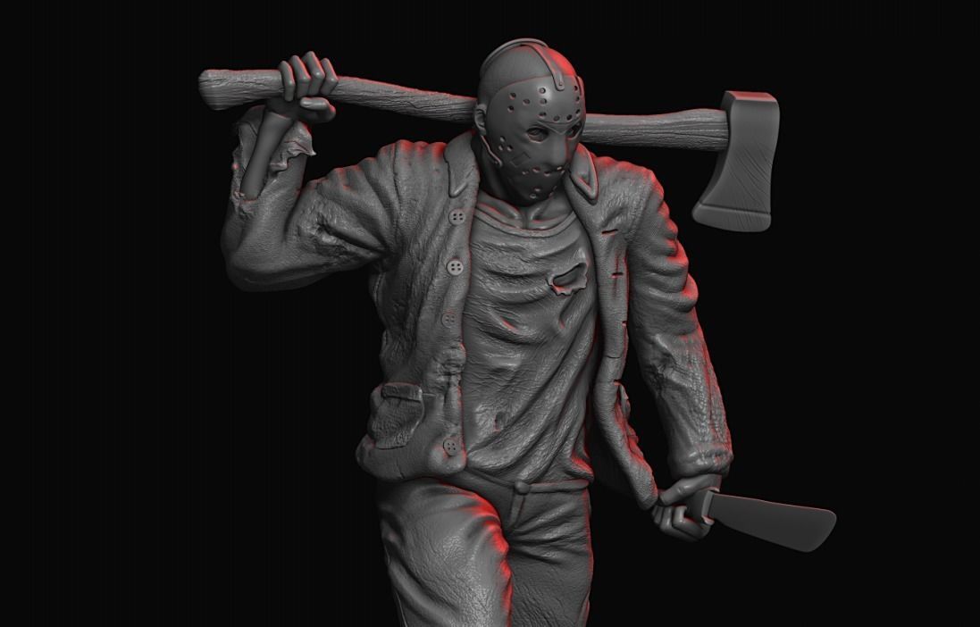 JASON FROM FRIDAY13TH 3D model 3D printable | CGTrader