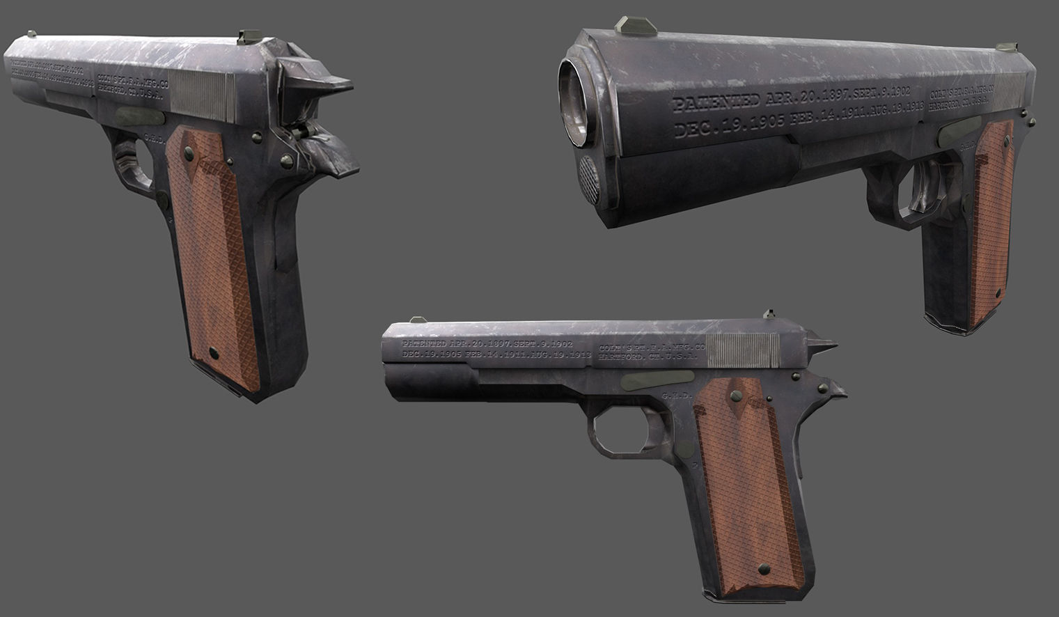 3D model World War 2 Weapon Pack - 11 Weapons VR / AR / low-poly | CGTrader