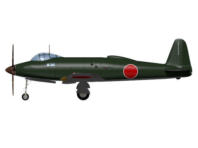 Yokosuka R2Y Keiun 3D model | CGTrader