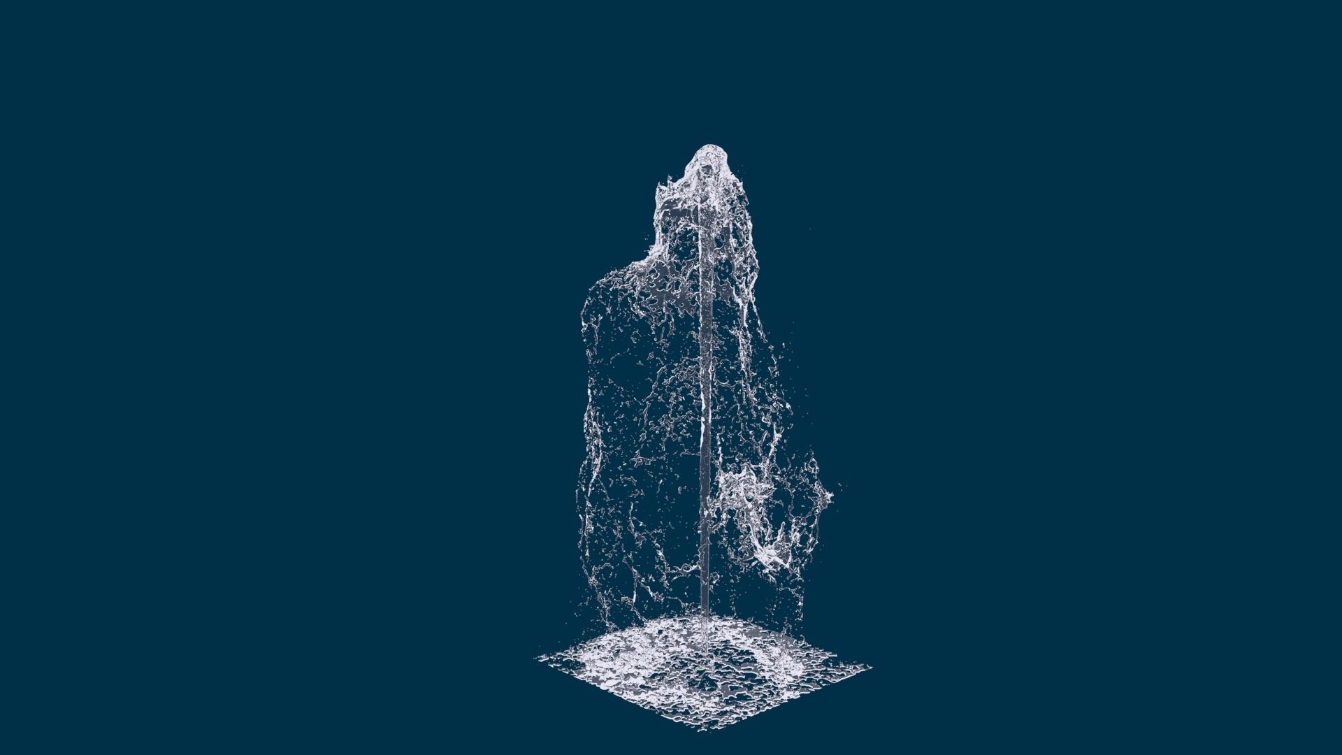 Realistic Water Fountain Animation 6 3D model animated | CGTrader