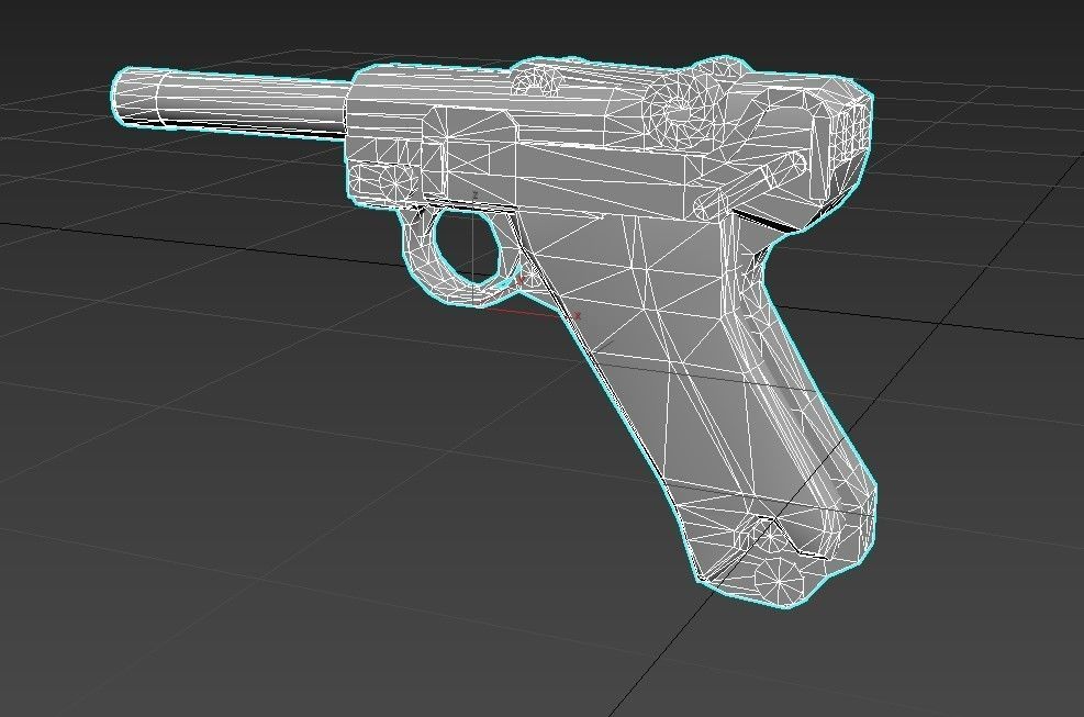 3D model Luger WW2 Weapon VR / AR / low-poly | CGTrader