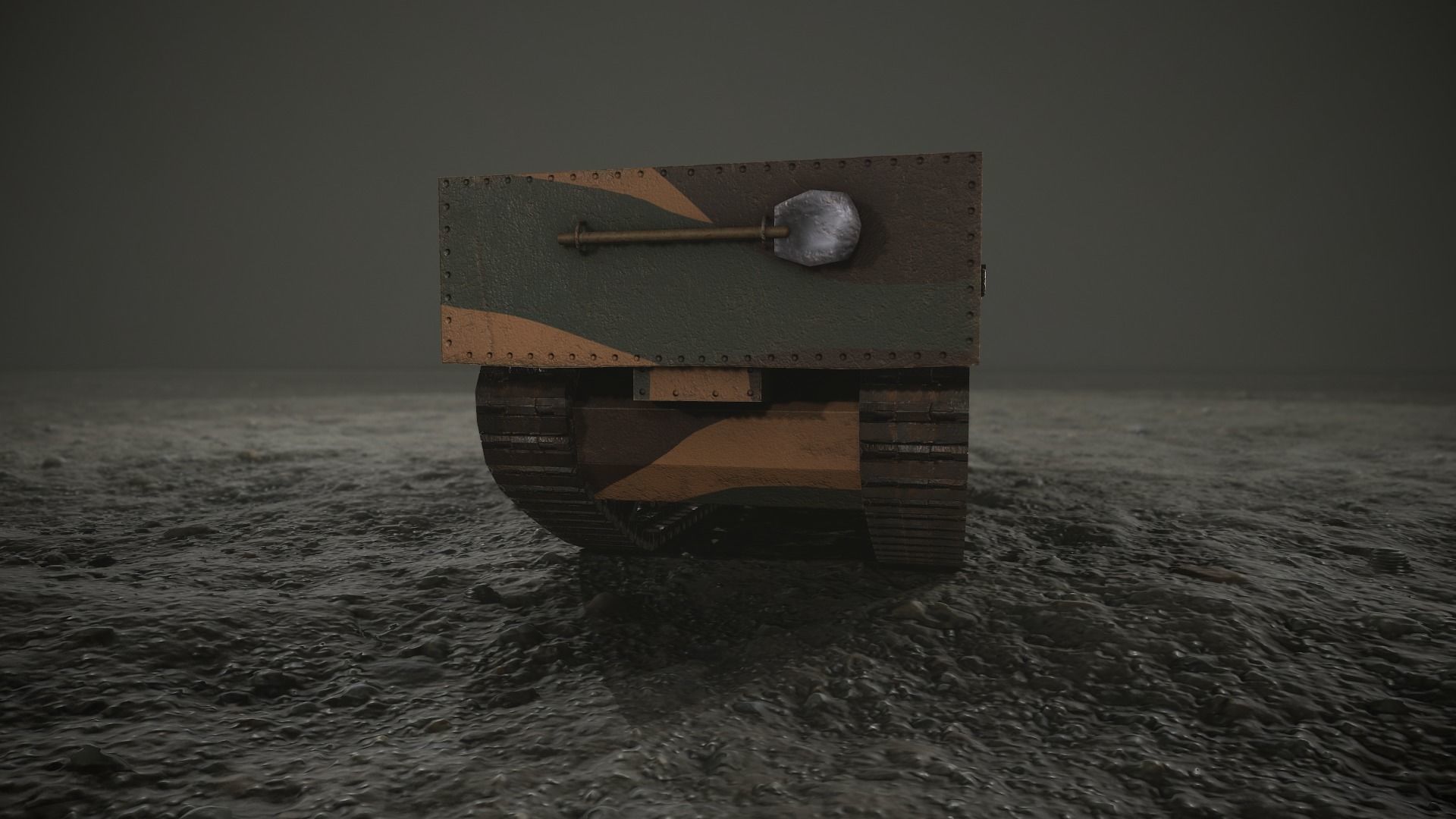 3D model Lorraine 37L Tank VR / AR / low-poly | CGTrader