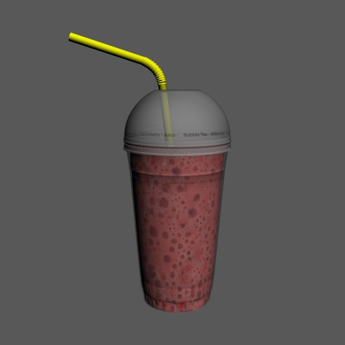 Plastic Shake Glass 3D model | CGTrader