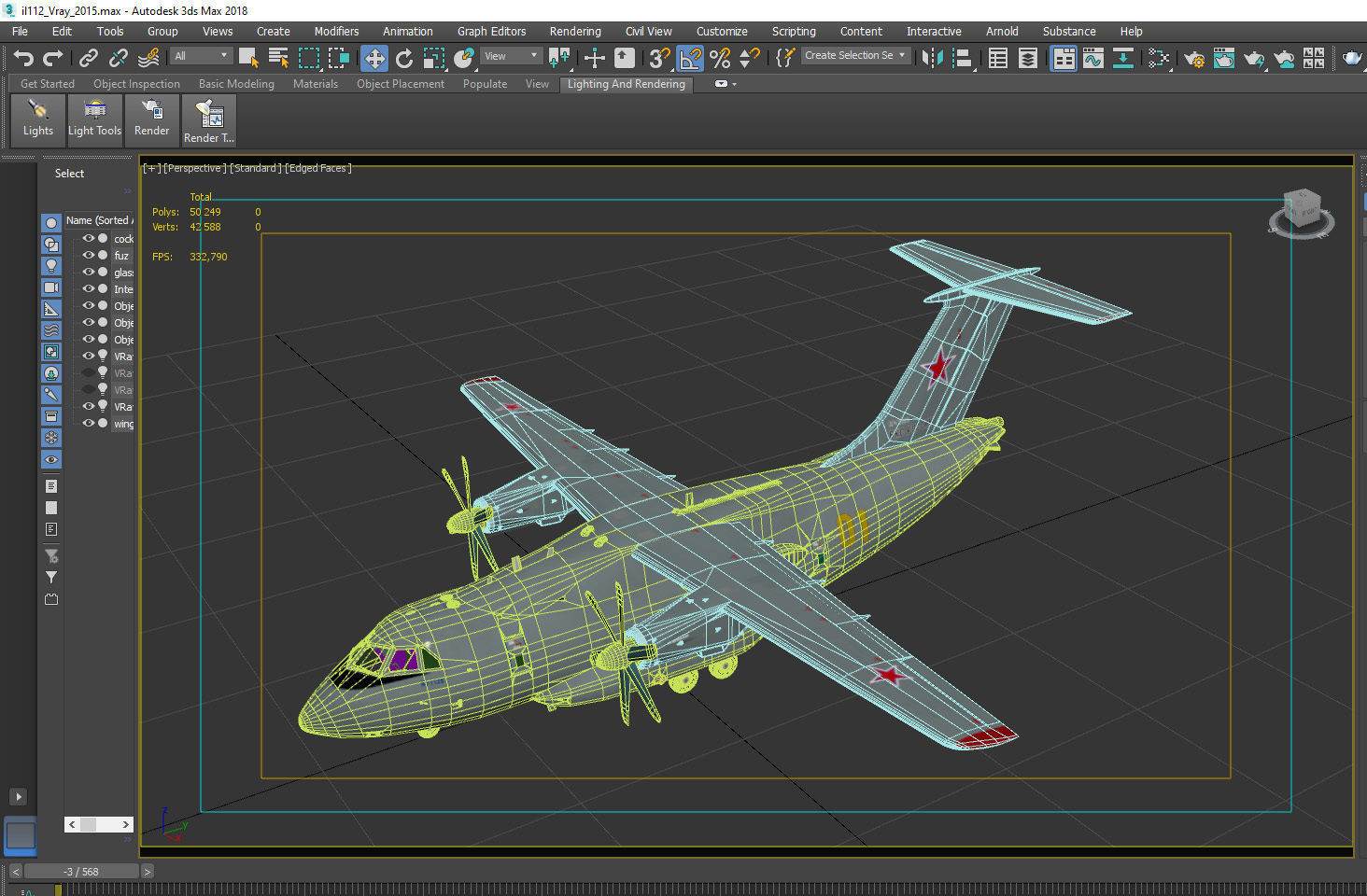 3D model IL-112 military transport aircraft VR / AR / low-poly | CGTrader