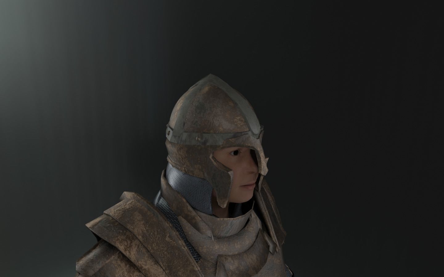 3D model HELM KNIGHT SCANDINAVIAN MEDIEVAL HELMET VR / AR / low-poly ...